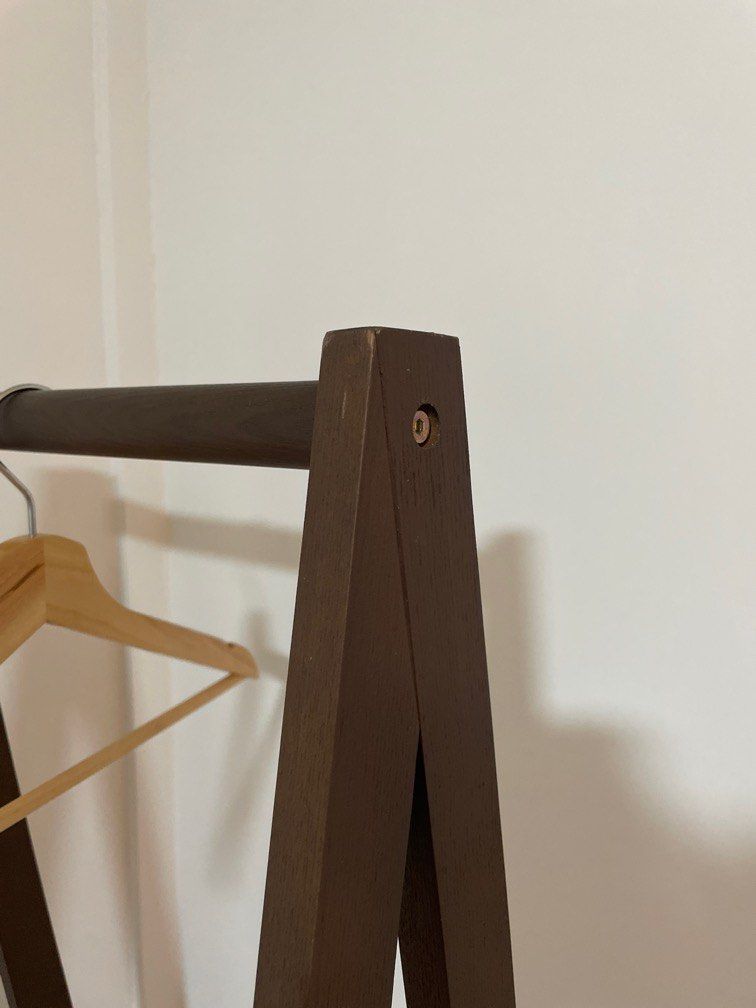Muji Wooden Coat Rack, Furniture & Home Living, Furniture, Shelves ...