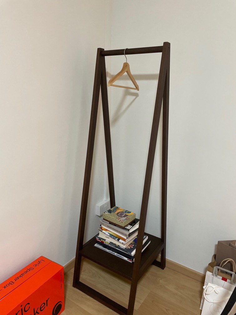 Muji Wooden Coat Rack, Furniture & Home Living, Furniture, Shelves ...