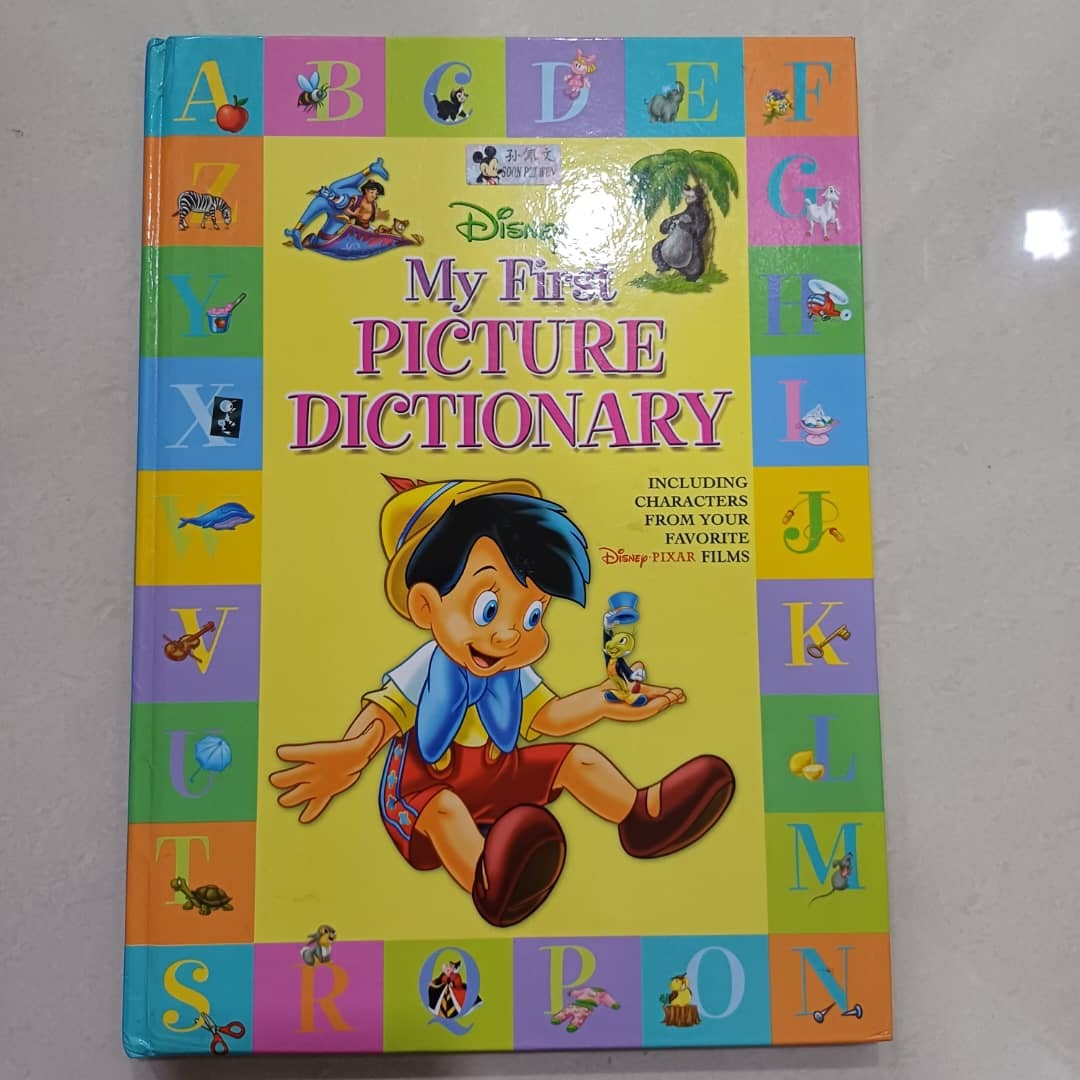 My First Picture Dictionary (Disney) Hard Cover, Hobbies & Toys, Books ...