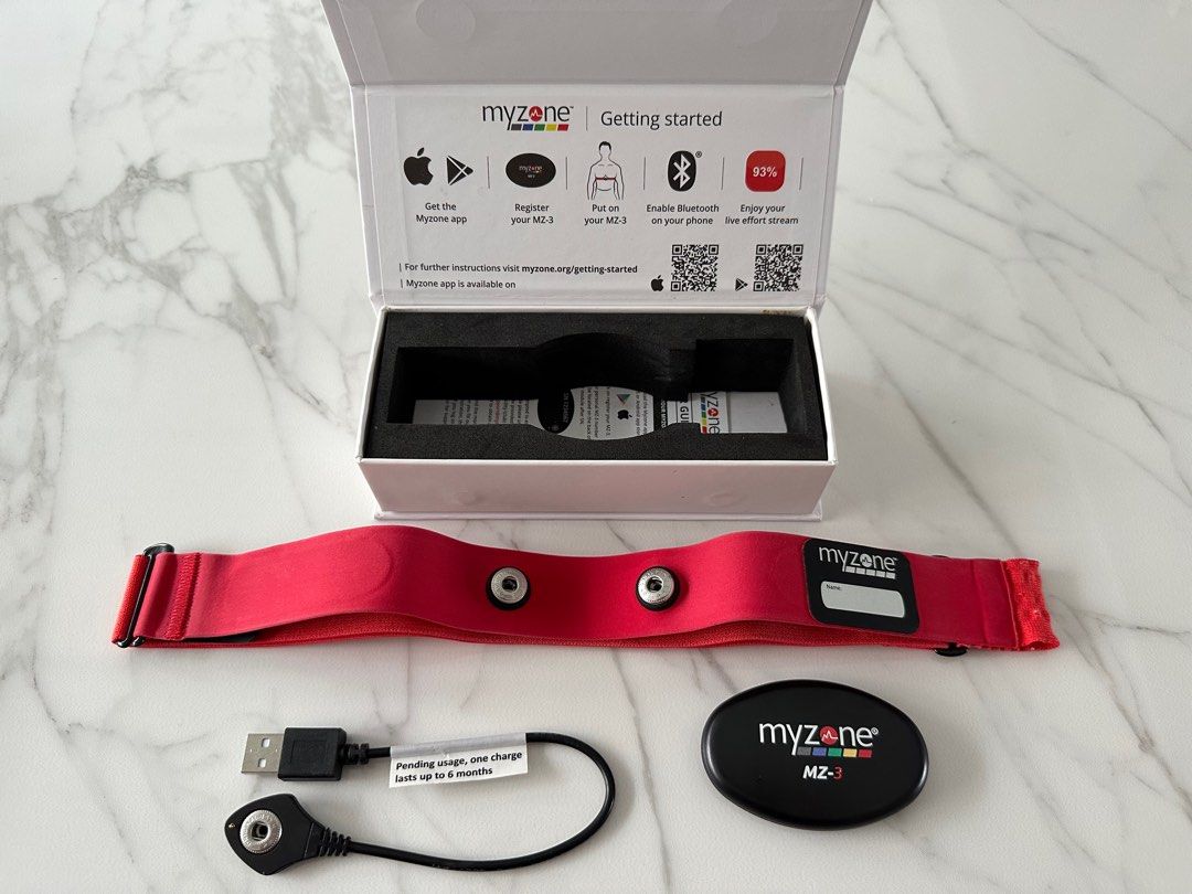 MyZone MZ-3 Fitness Heart Rate monitor, Sports Equipment, Exercise ...