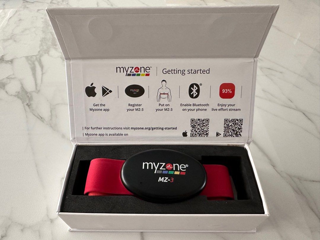 MyZone MZ-3 Fitness Heart Rate monitor, Sports Equipment, Exercise ...