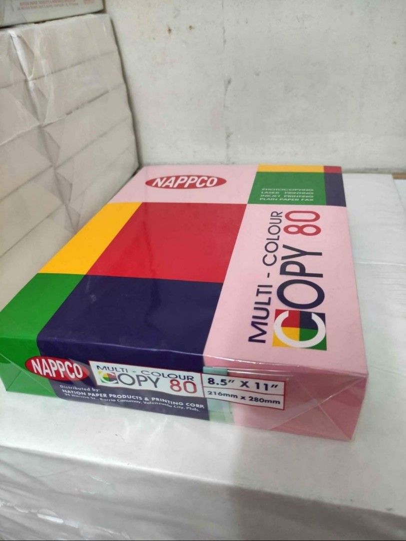 Nappco copy 80 colored paper 500 sheets per ream, Computers & Tech ...