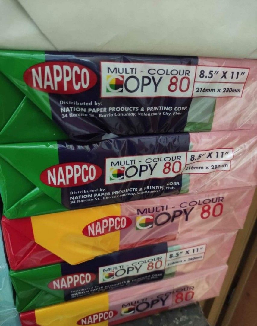 Nappco copy 80 colored paper 500 sheets per ream, Computers & Tech ...