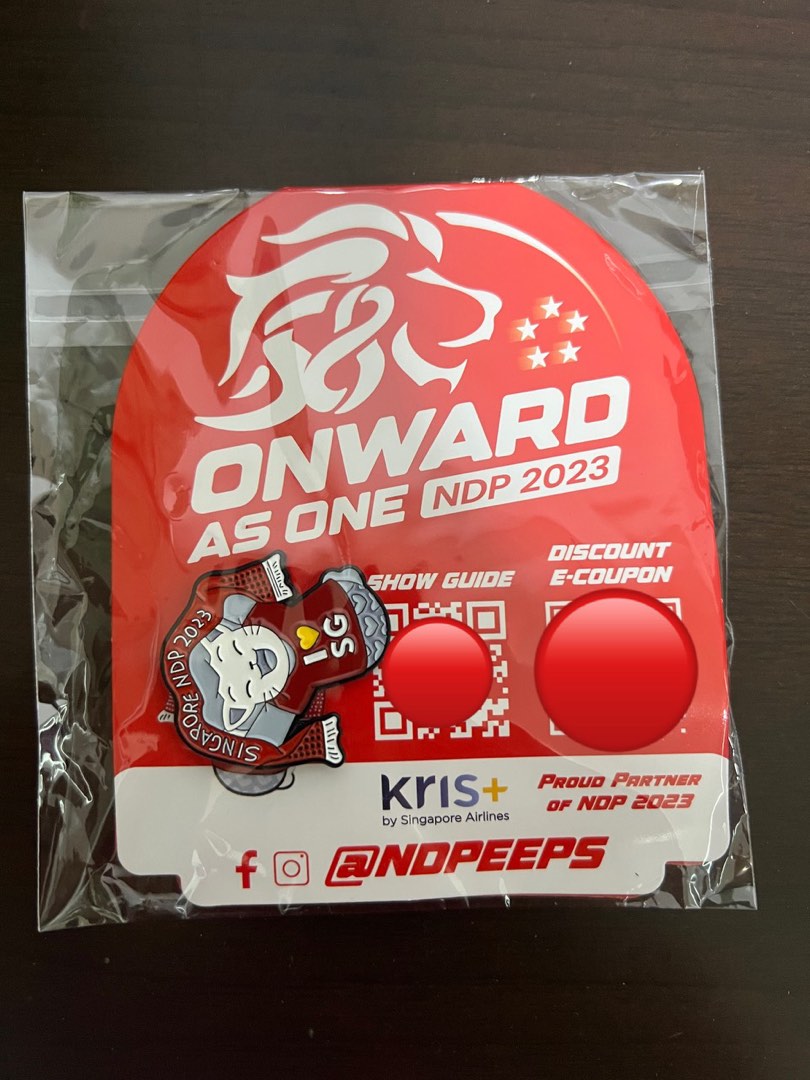 NDP2023 badge / Pin, Hobbies & Toys, Memorabilia & Collectibles, Fan ...