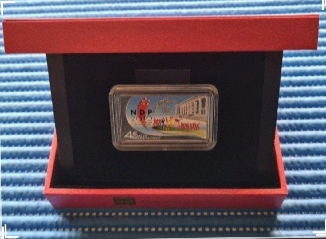 NDP 2010 Singapore 45 Years of Independence Commemorative $5 Silver ...