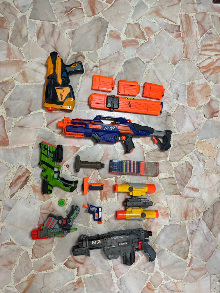 Nerf vortex elite dart tag and accessories, Hobbies & Toys, Toys & Games on Carousell