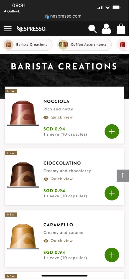 Nespresso Capsule Choose Any Flavor, Food & Drinks, Beverages on Carousell