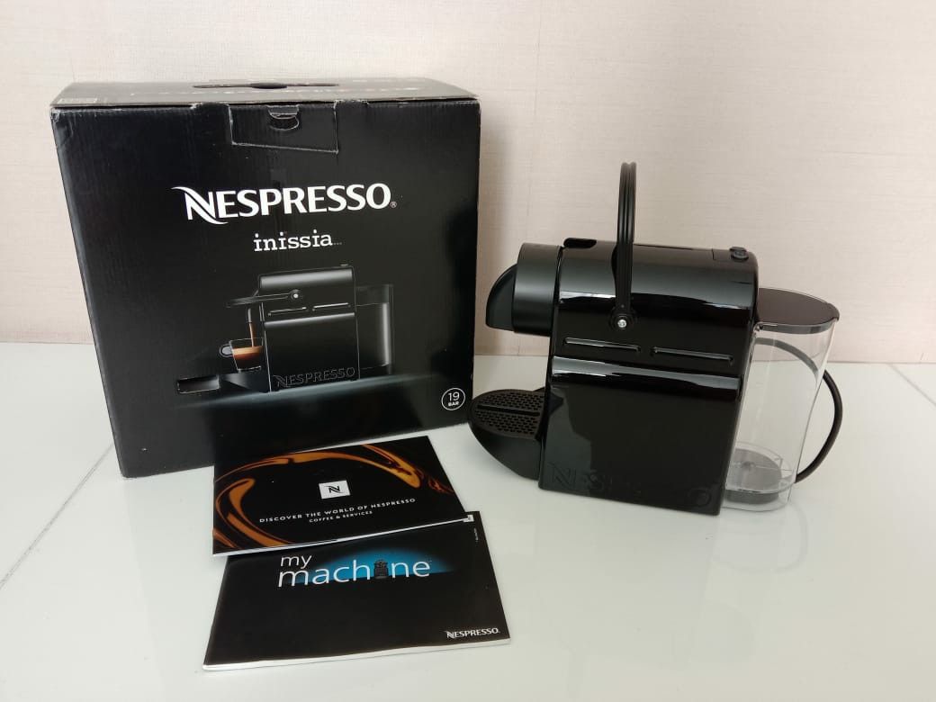 NESPRESSO INISSIA COFFEE MACHINE BLACK EV-MI-222, Kitchen & Appliances ...