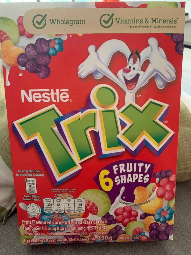 Nestle trix 6 fruity shaped, Food & Drinks, Packaged & Instant Food on ...