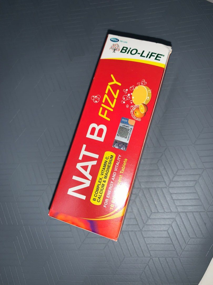 (New) bio life Nat b fizzy, Health & Nutrition, Health Supplements ...