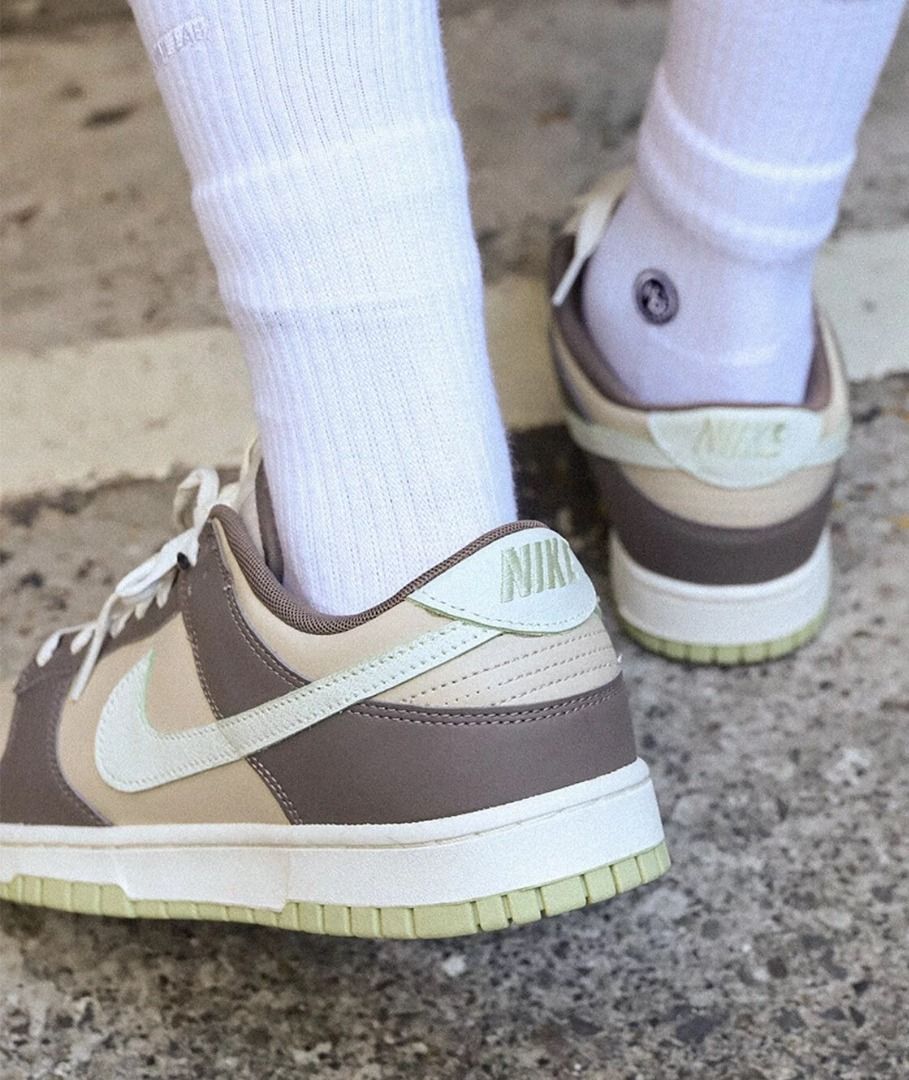 Nike Air Dunk Velcro Tongue Milk Tea, Men's Fashion, Footwear, Sneakers ...