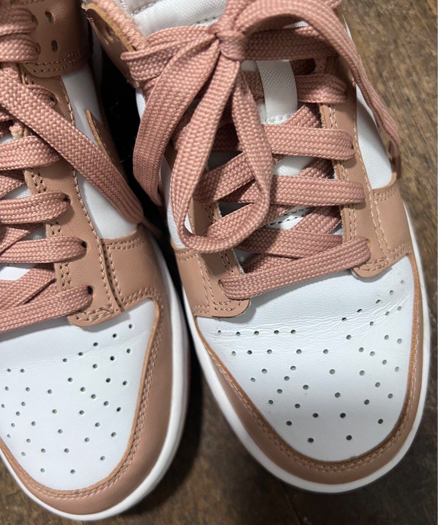 Nike Low Dunks Rose Whisper US 5, Women's Fashion, Footwear, Sneakers ...