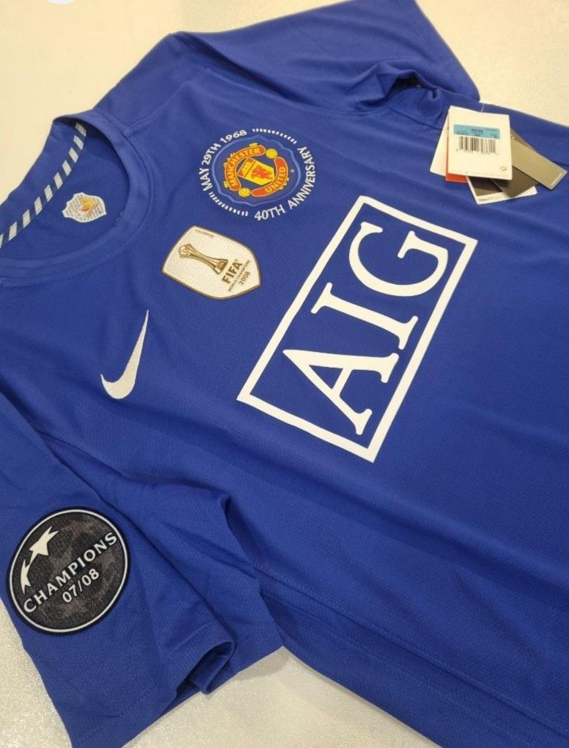 Nike Manchester United 2008/2009 40th Anniversary European Champions ...