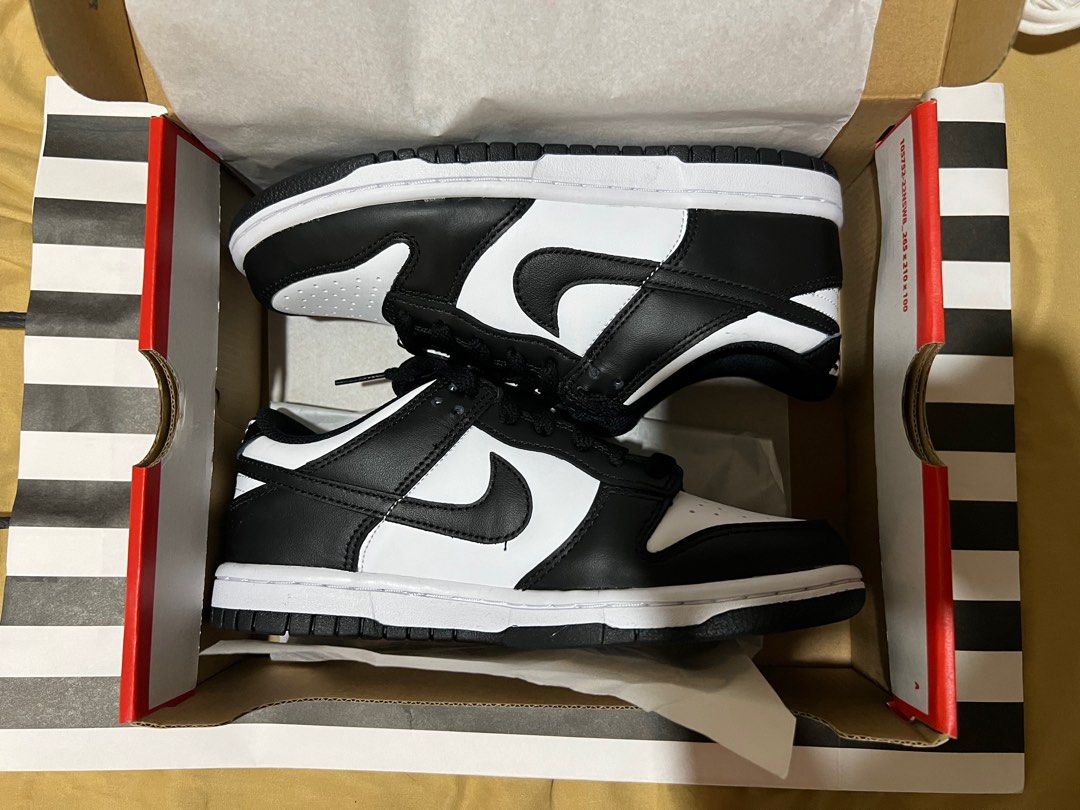 Nike Panda Dunk Low, Women's Fashion, Footwear, Sneakers on Carousell