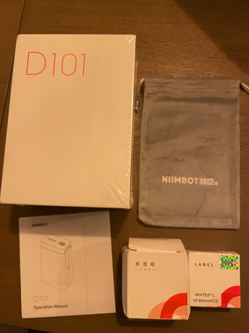 Nimbot D101 Label Printer Set - White, Computers & Tech, Printers ...