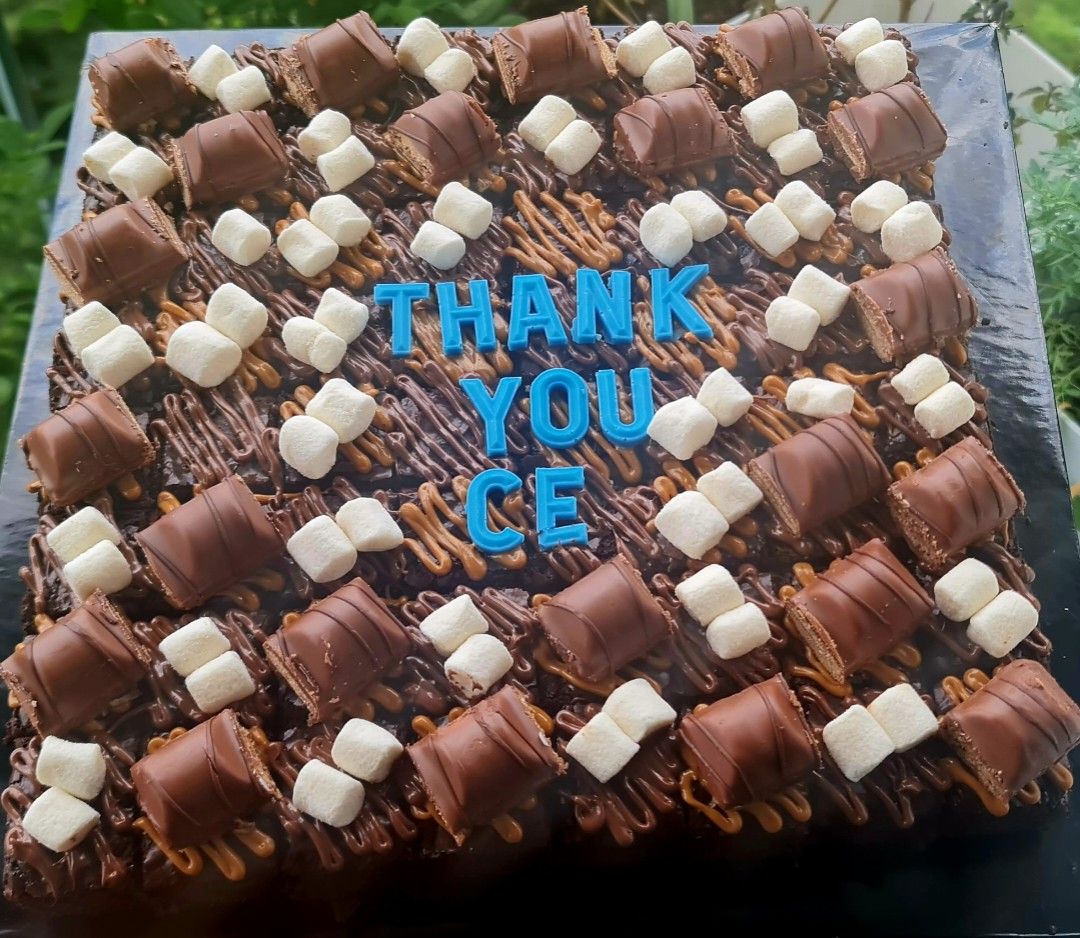 Nuttela Brownies (HALAL), Food & Drinks, Homemade Bakes on Carousell