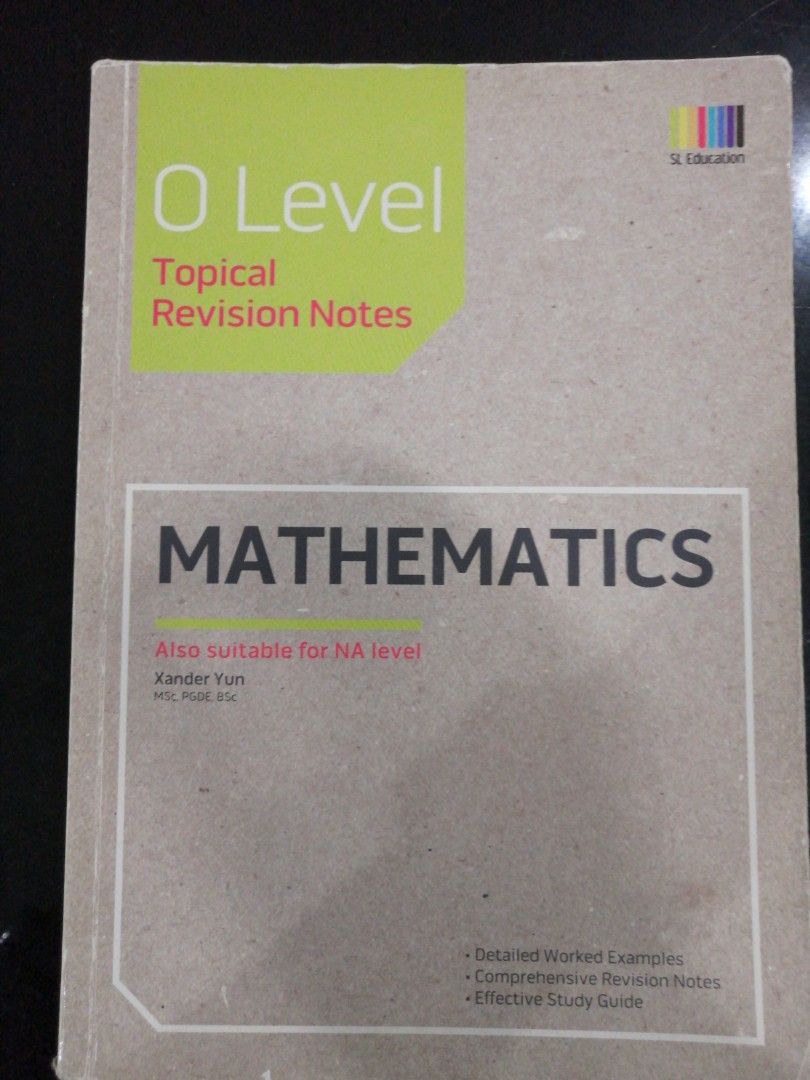 O Level Topical Revision Notes, Hobbies & Toys, Books & Magazines ...
