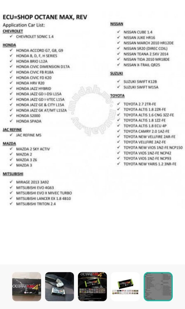 Octane Max 4 Standalone ECU, Car Accessories, Accessories on Carousell
