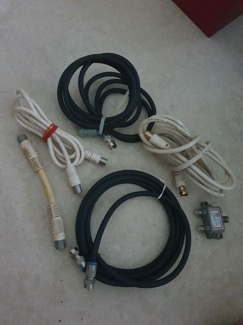 Old TV Coaxial Cable, Computers & Tech, Parts & Accessories, Cables ...