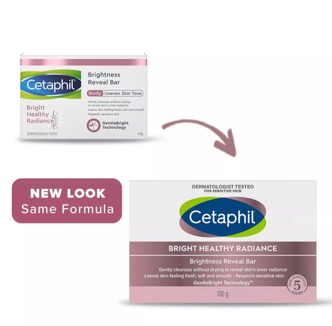 Original 100% Cetaphil Brightness Reveal Soap (Brightening Soap Wash ...