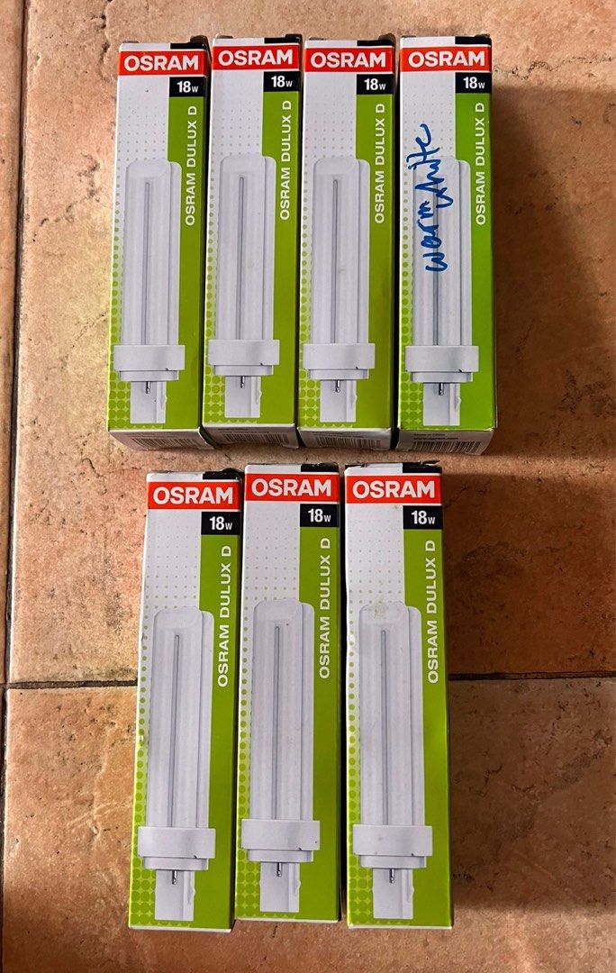 Osram Dulux D 18w Bulbs, Furniture & Home Living, Lighting & Fans ...