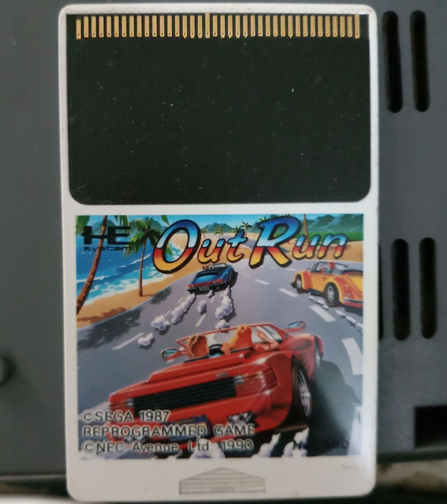 OutRun PCE pc engine 遊戲 Out Run HuCard, 電子遊戲, 電子遊戲, 其他 - Carousell