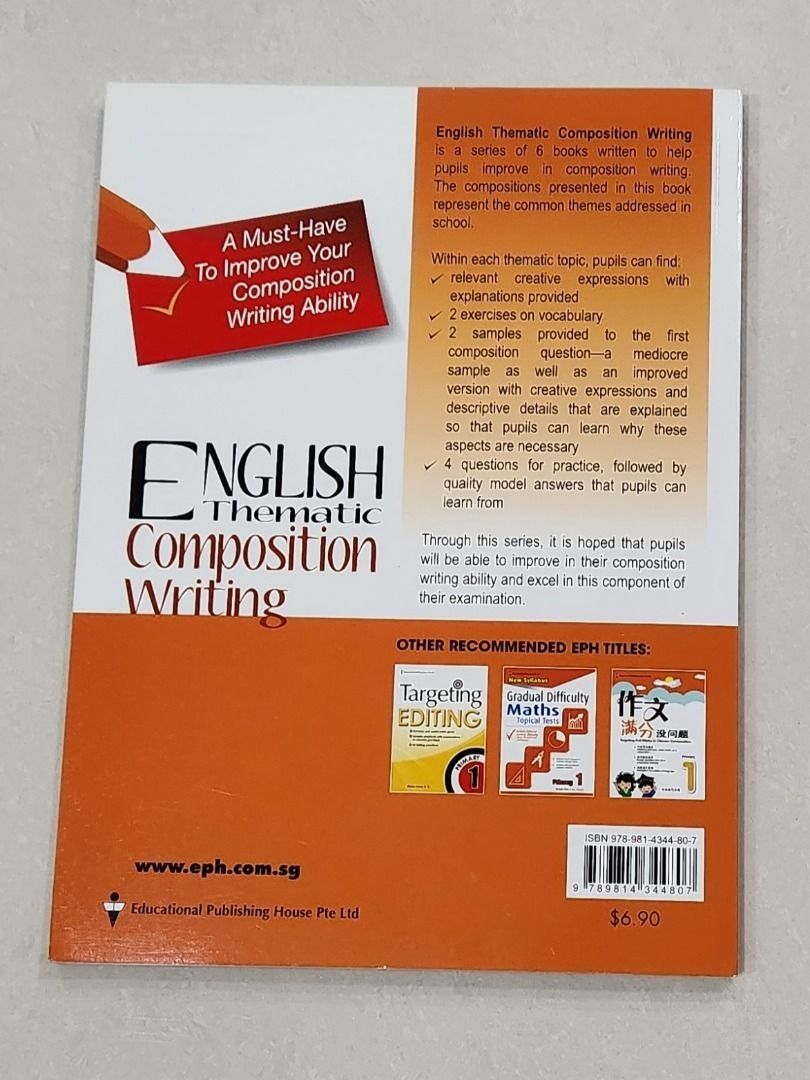 P1 English Composition Assessment, Hobbies & Toys, Books & Magazines ...