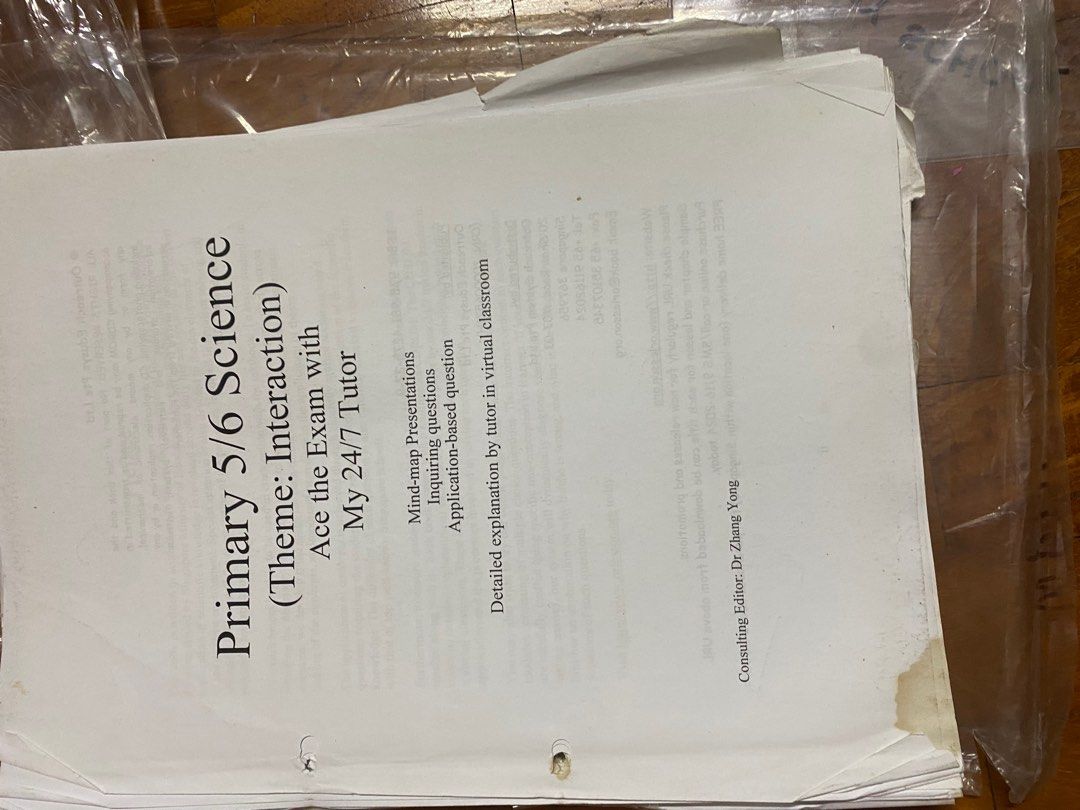 P6/PSLE Science Exam Papers/ Worksheets Only in $7, Hobbies & Toys ...