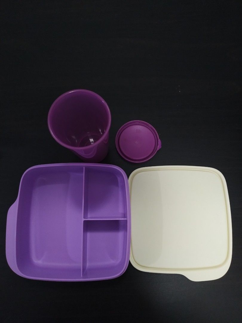 Paket tempat makan tupperware, Kitchen & Appliances di Carousell