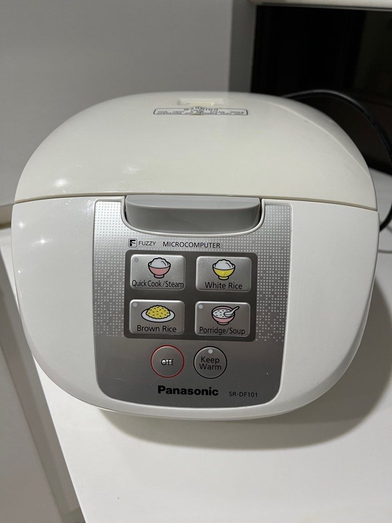 Panasonic 1.0L Micro-Computer Rice Cooker SR-DF101WSH, TV & Home ...