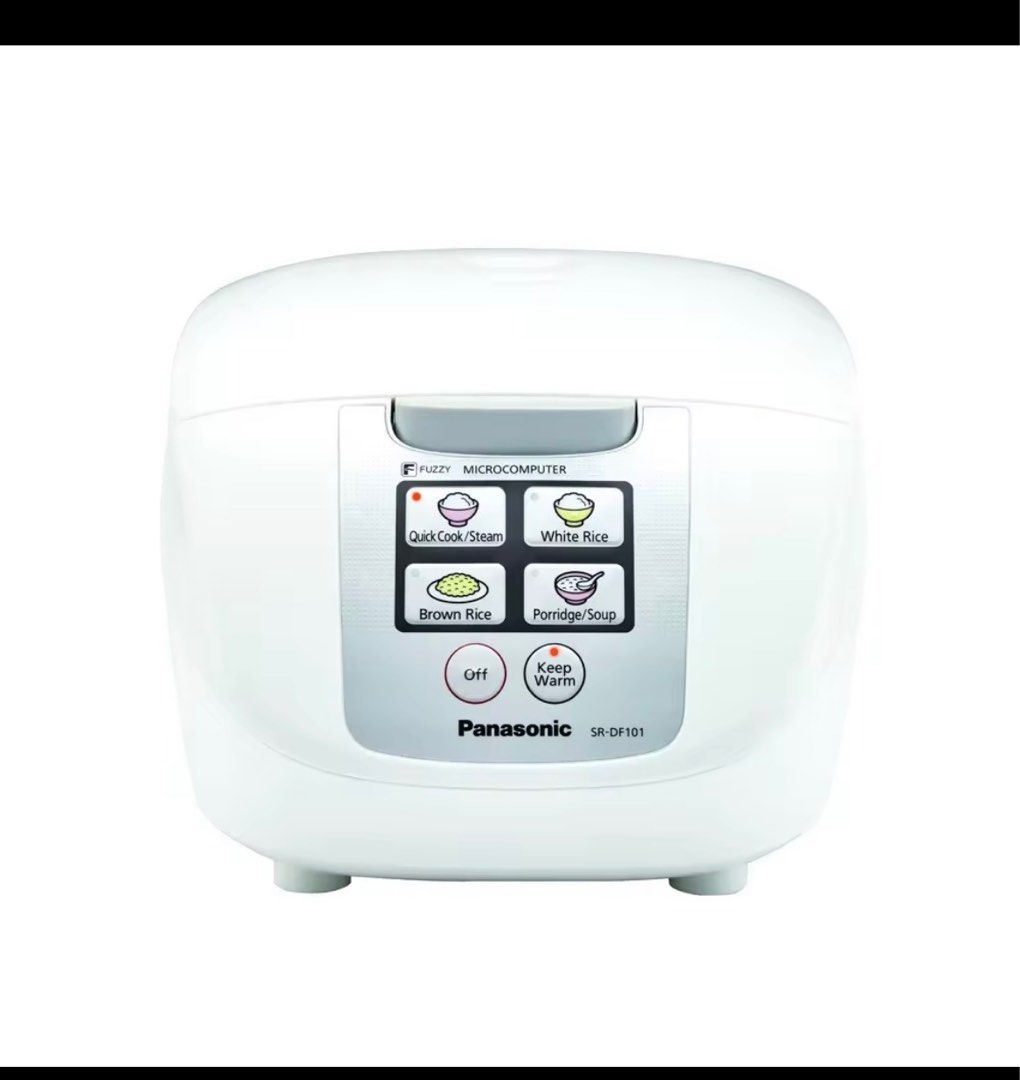 Panasonic 1.0L Micro-Computer Rice Cooker SR-DF101WSH, TV & Home ...