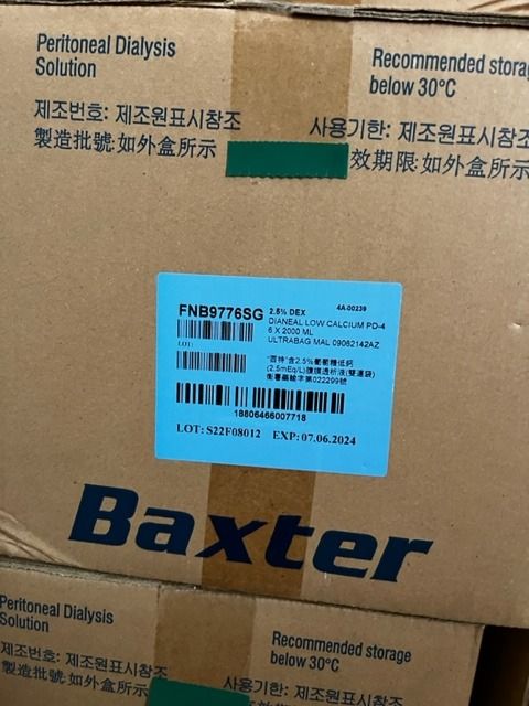 Peritoneal Dialysis Solution - Baxter (Manual), Health & Nutrition, Medical Supplies & Tools on ...