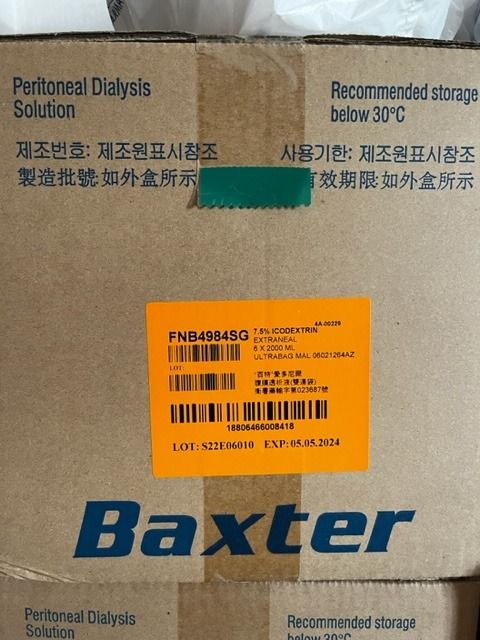 Peritoneal Dialysis Solution - Baxter (Manual), Health & Nutrition ...