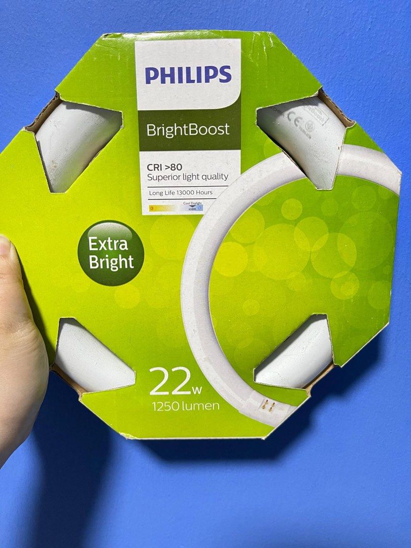 Philips 22w light (bright boost), Furniture & Home Living, Lighting ...