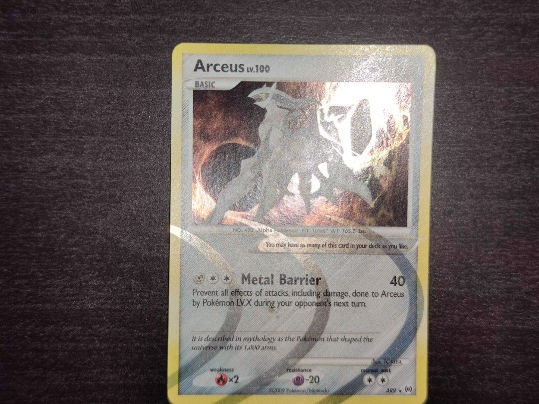Pokemon Arceus AR9, Hobbies & Toys, Toys & Games on Carousell
