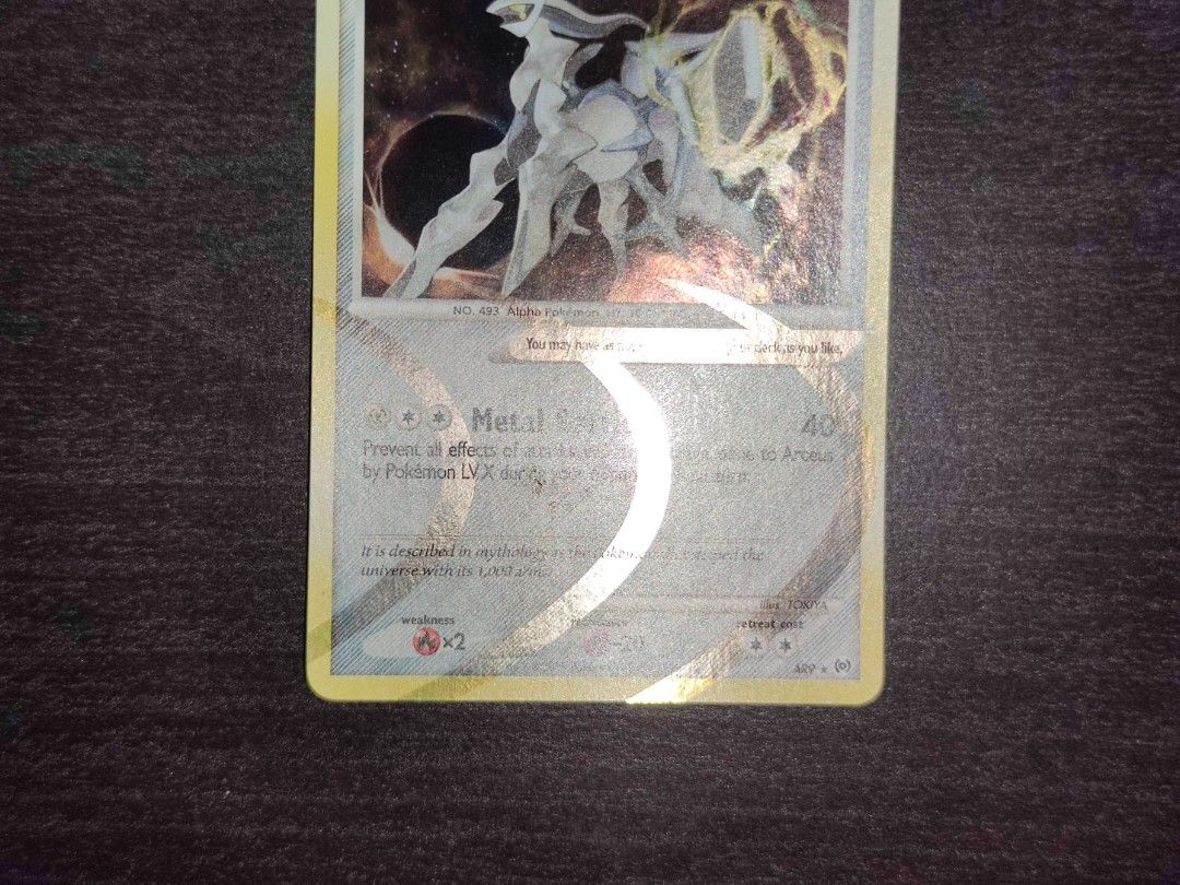 Pokemon Arceus AR9, Hobbies & Toys, Toys & Games on Carousell