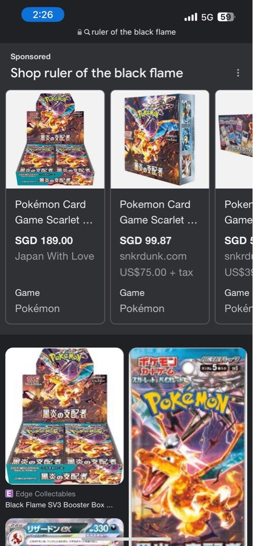 Pokemon ruler of the black flames, Hobbies & Toys, Toys & Games on ...