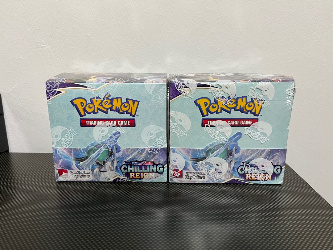 POKEMON SWSH CHILLING REIGN BOOSTER BOX, Hobbies & Toys, Toys & Games ...