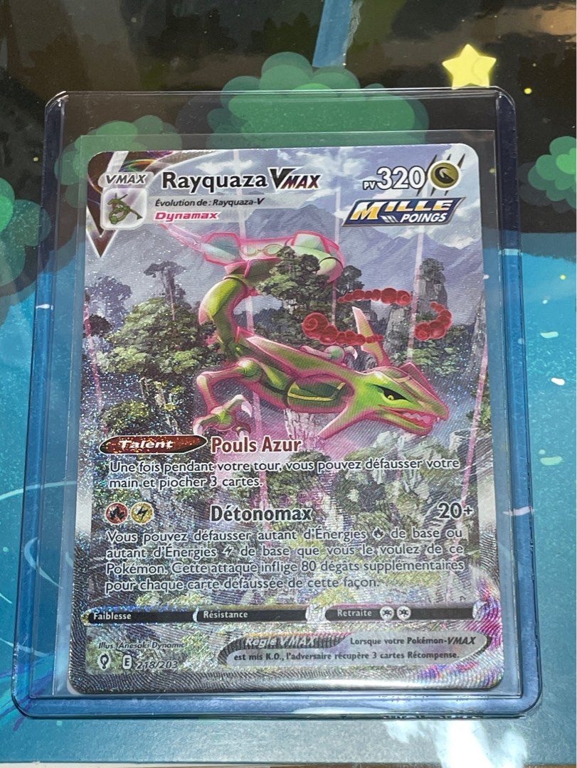 Rayquaza alt art PSA 10, Hobbies & Toys, Toys & Games on Carousell