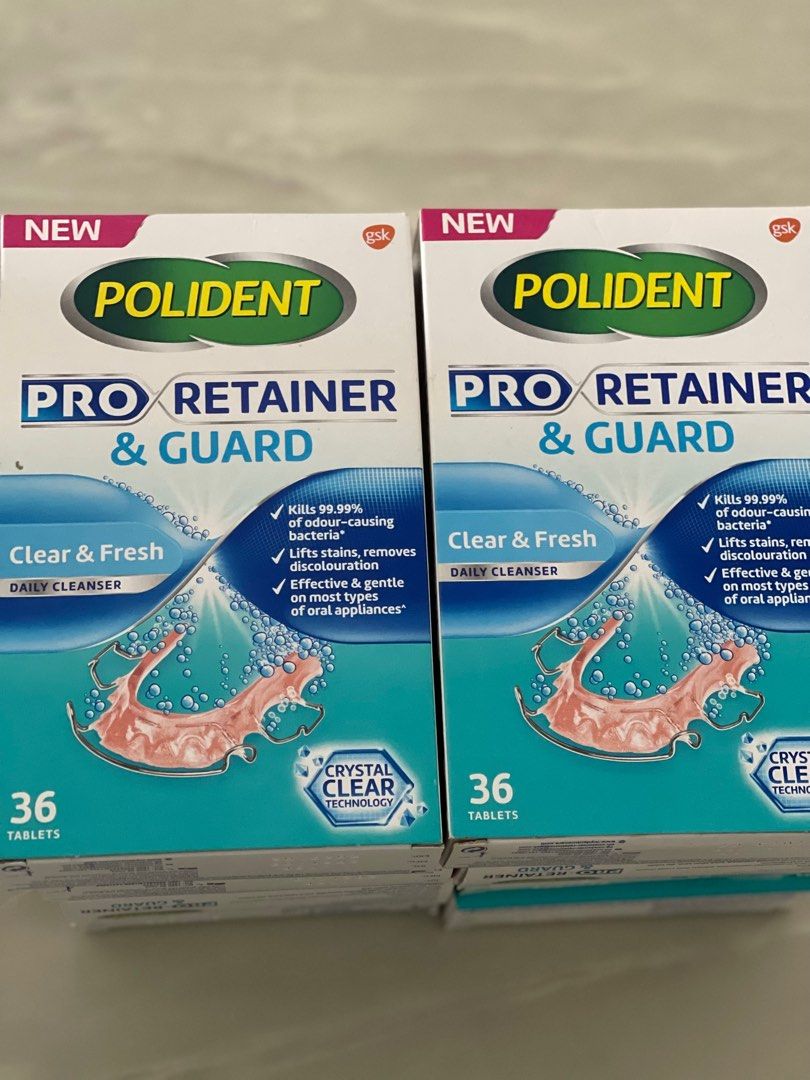 Polident clear & Fresh, Beauty & Personal Care, Oral Care on Carousell