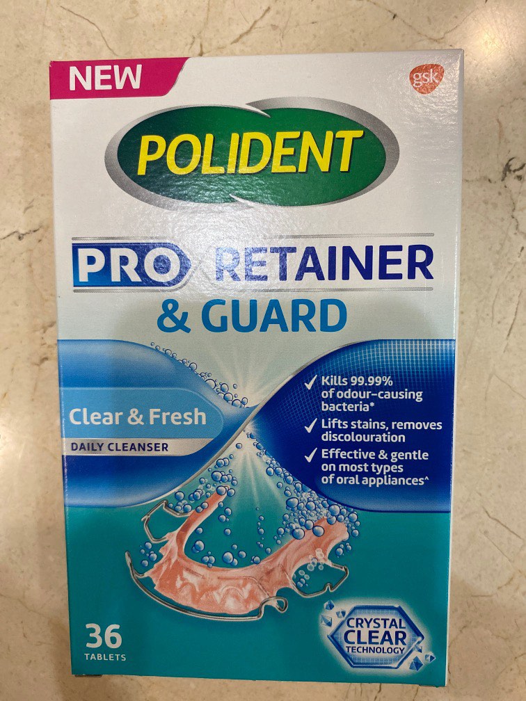 Polident Pro Retainer and Guard Daily Cleanser, Health & Nutrition ...