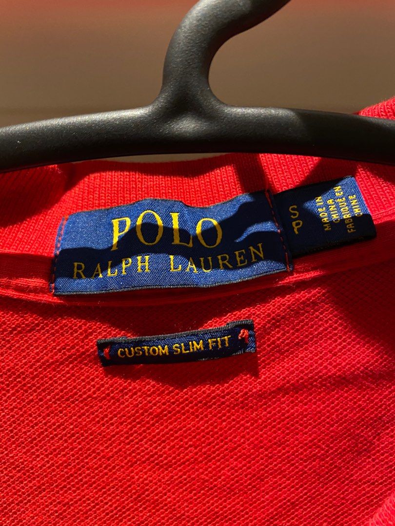 Polo Ralph Lauren Red Polo T Shirt, Men's Fashion, Tops & Sets, Tshirts & Polo Shirts on Carousell