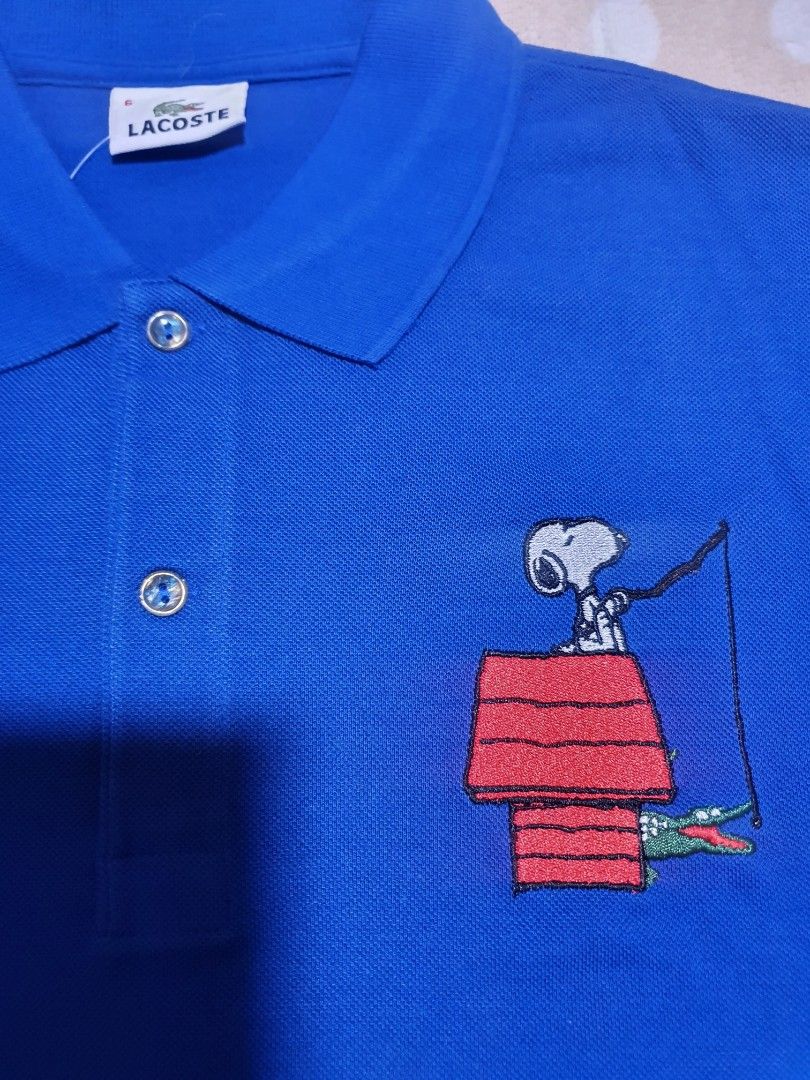 Poloshirt Lacoste Snoopy size 6, Men's Fashion, Tops & Sets, Tshirts ...