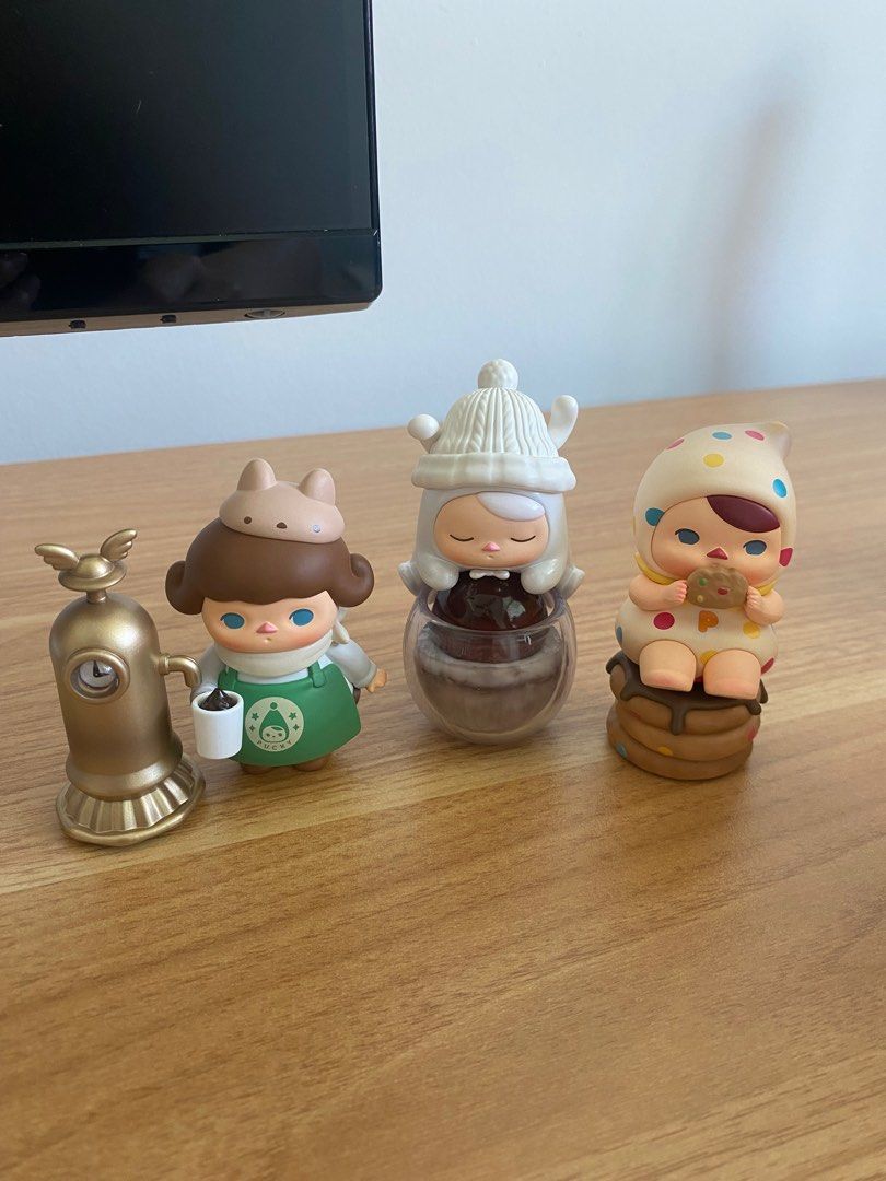 POP MART Pucky Rabbit Cafe Series - Selling Iced Latte Penguin and ...
