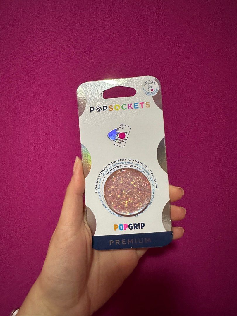 Popsockets Iridescent Confetti Rose on Carousell