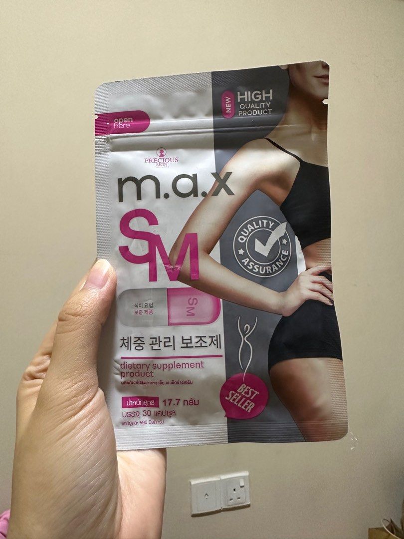 Precious skin max slim sm dietary supplements, Health & Nutrition ...