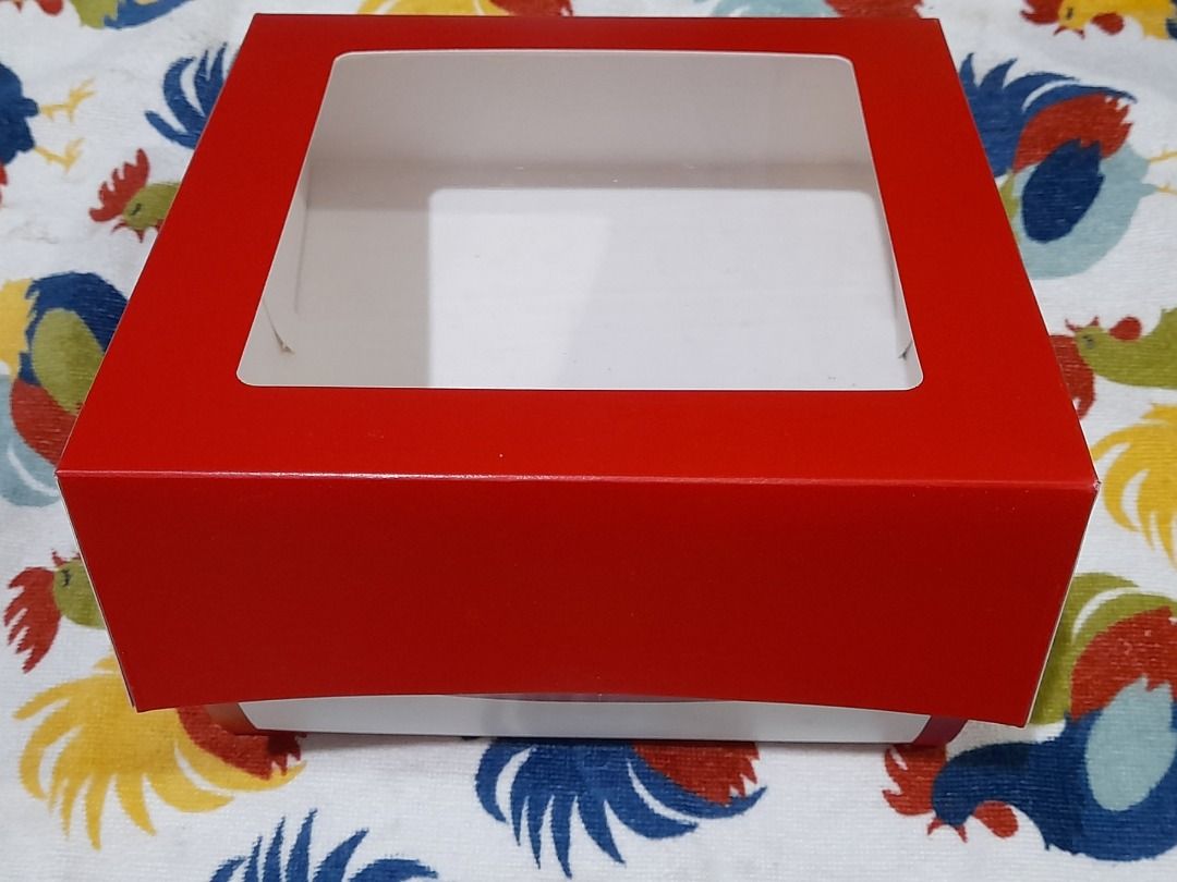 Preformed Pastry Boxes 20's Deep Red Color (from RM BOXES), Furniture ...