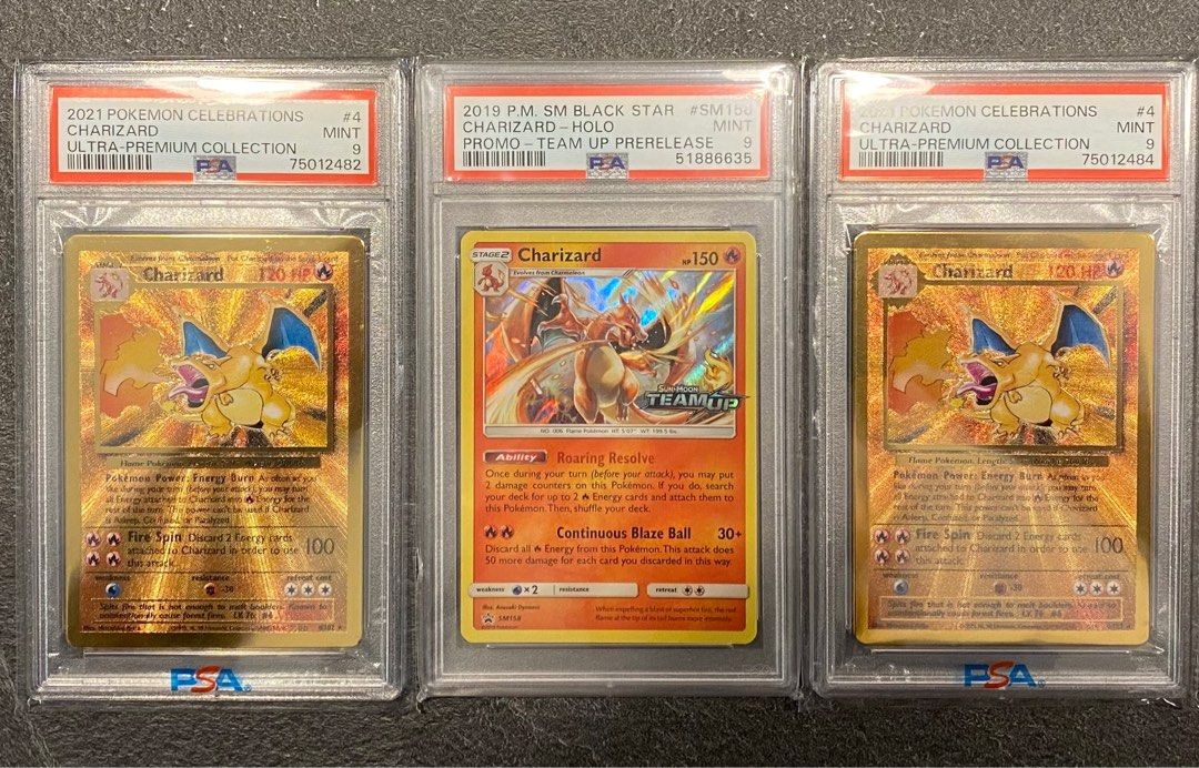 [PSA SLAB]METAL CHARIZARD UPC /PRE RELEASE, Hobbies & Toys, Toys ...
