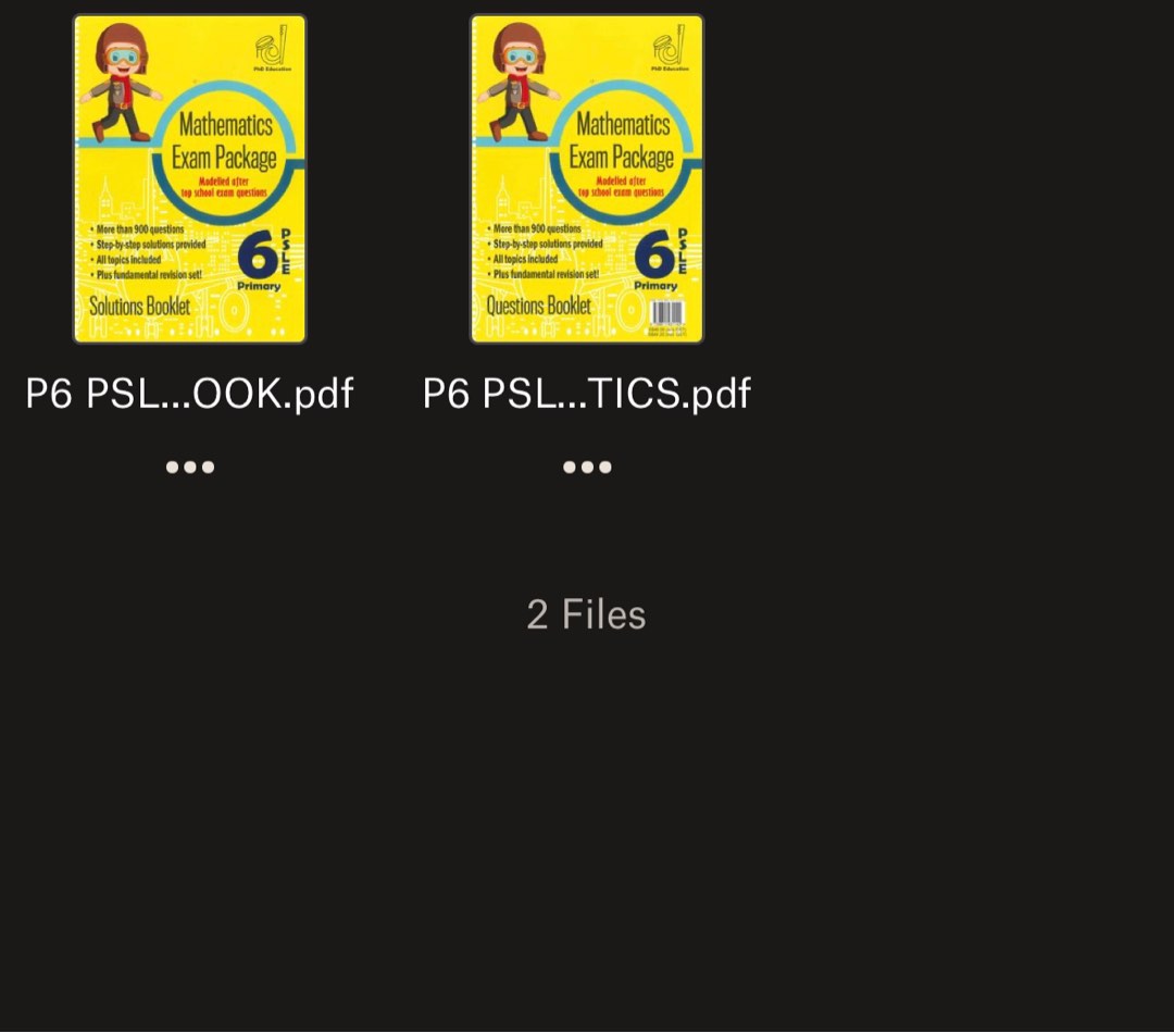 PSLE MATHEMATICS EXAM PACKAGE, Hobbies & Toys, Books & Magazines ...