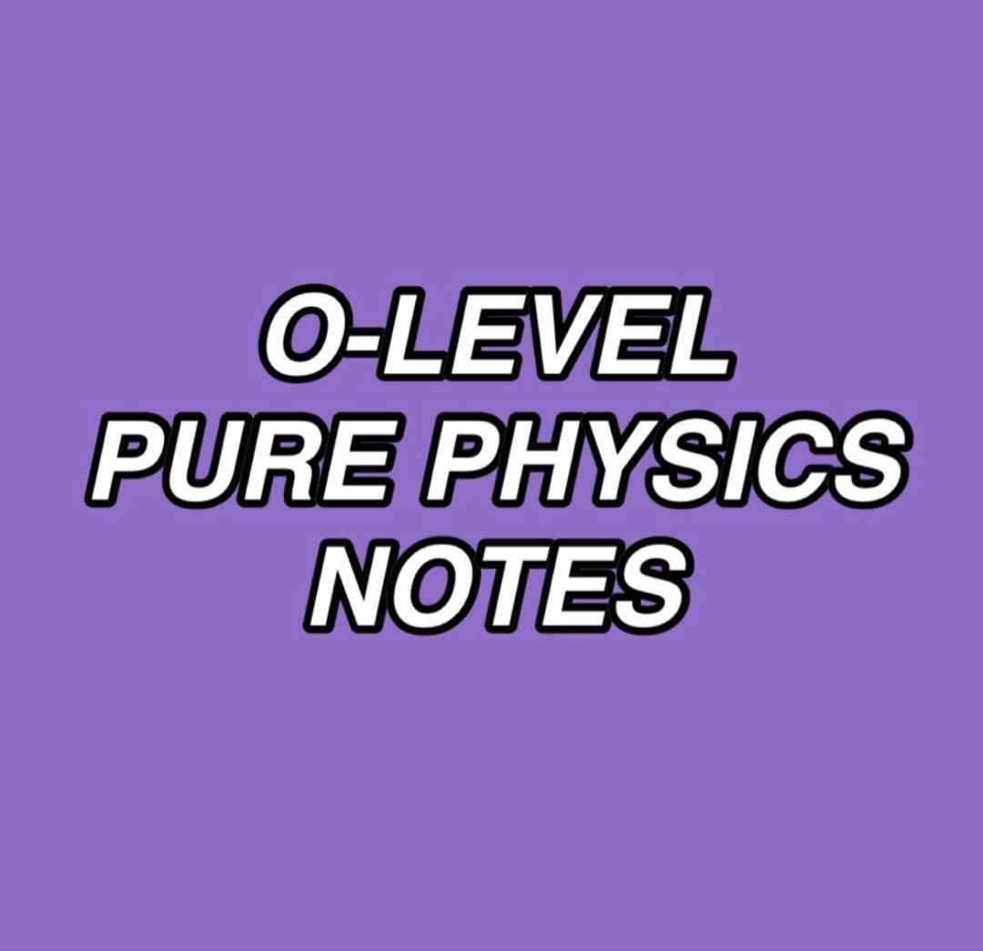Pure Physics GCE O-Level Notes, Everything Else on Carousell